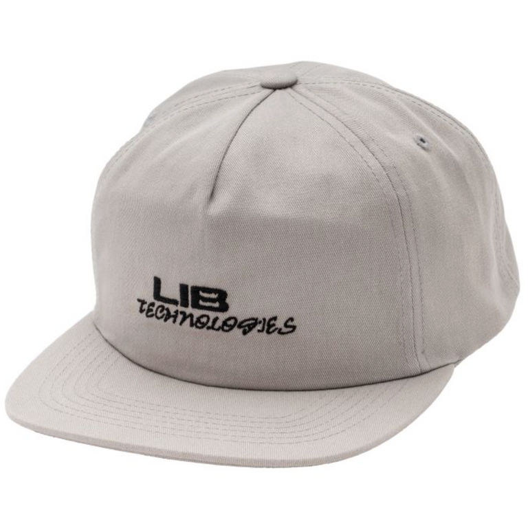 Lib Tech Lib 5 Panel Hat Grey – Stoked Boardshop