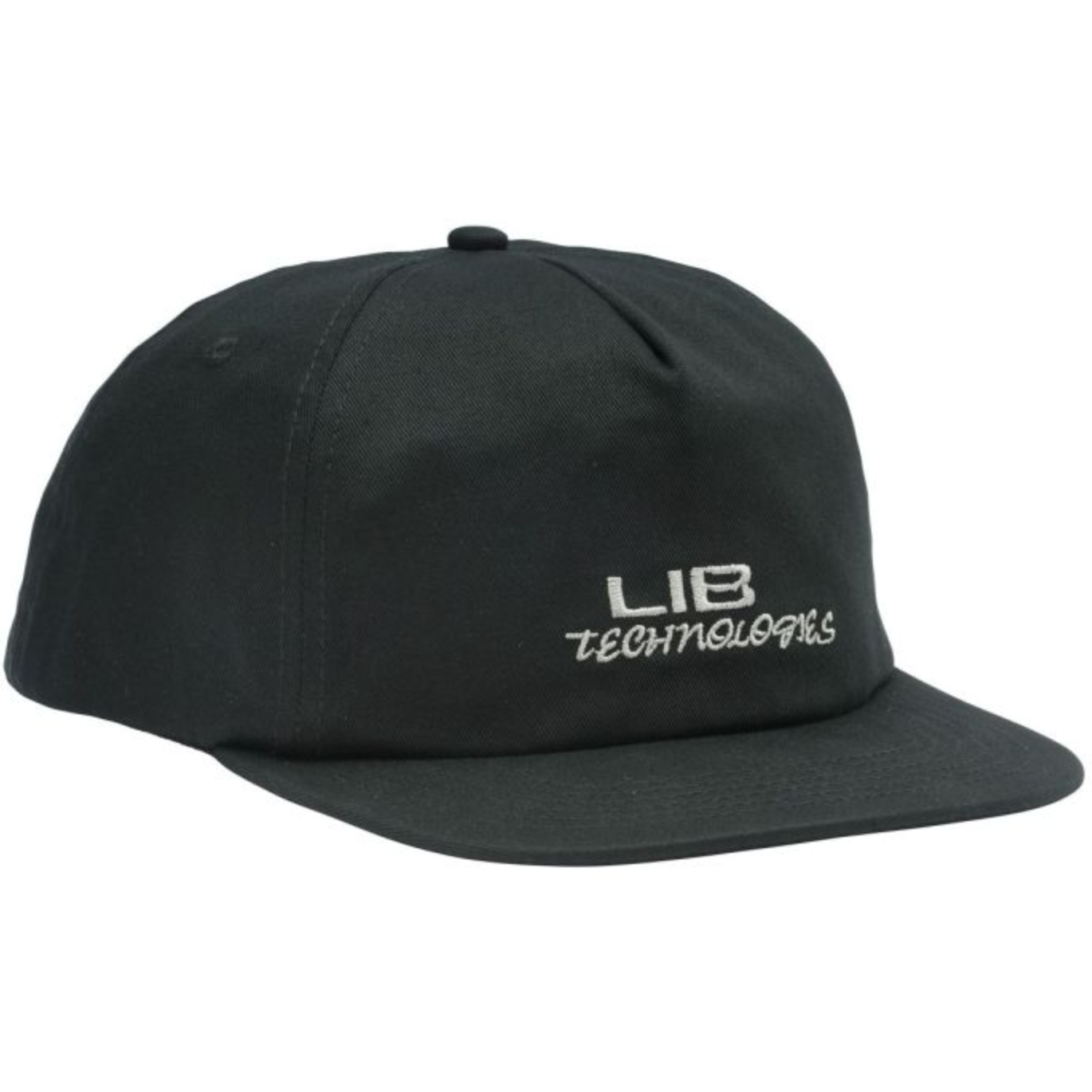 Lib Tech Lib 5 Panel Hat Black – Stoked Boardshop
