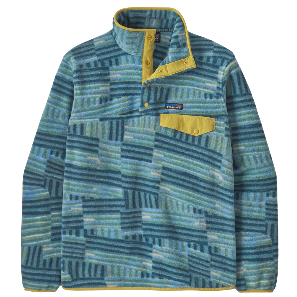 Patagonia Lightweight Synchilla Snap-T Fleece Pullover Quilty Fitz ...