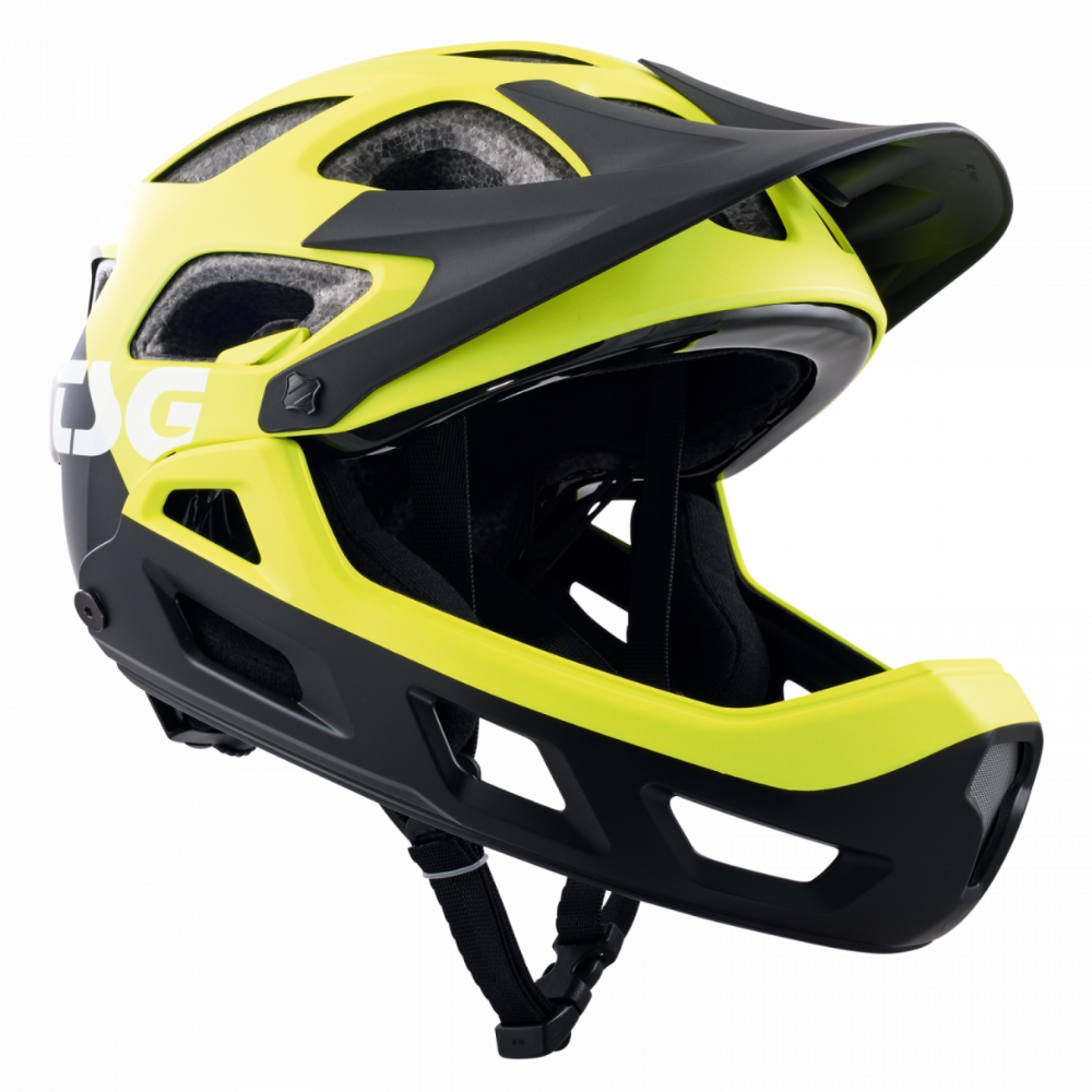 TSG Seek FR Graphic Design Flow Black-Yellow MTB Helm – Stoked Boardshop